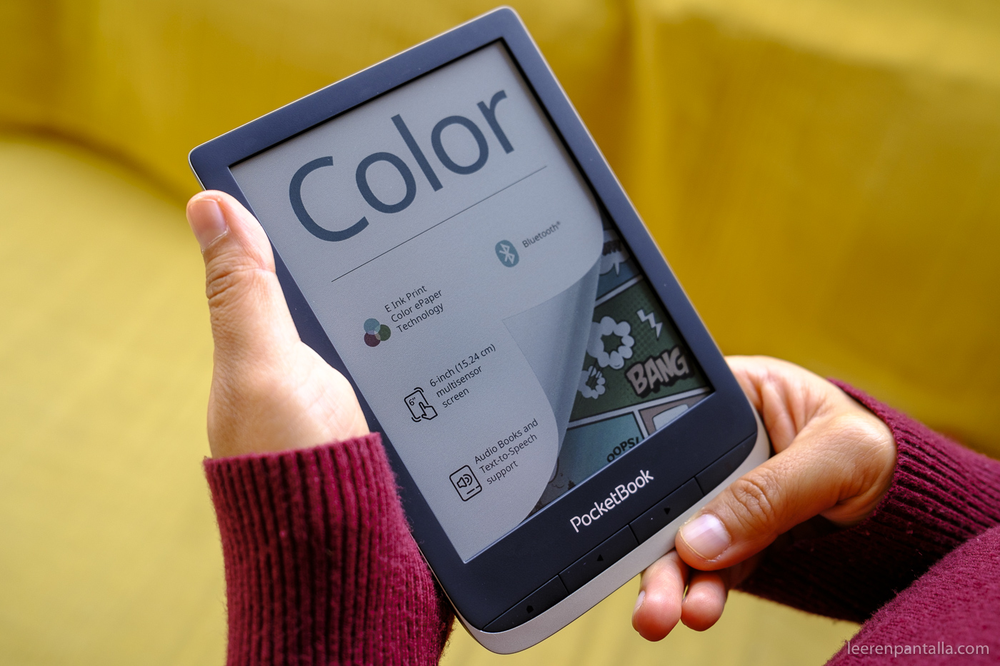 PocketBook Color, el primer ereader a color de PocketBook - Leer en ...